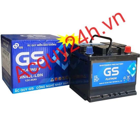 Ắc quy GS MF DIN45L 12V - 45AH